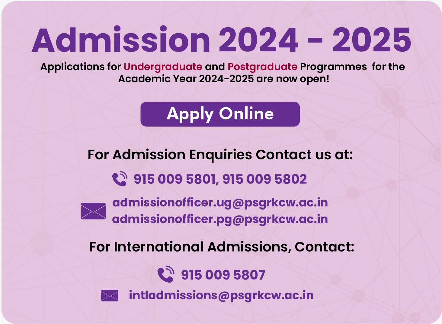 Best Arts And Science College For Women | Coimbatore| Tamil Nadu | PSGRKCW