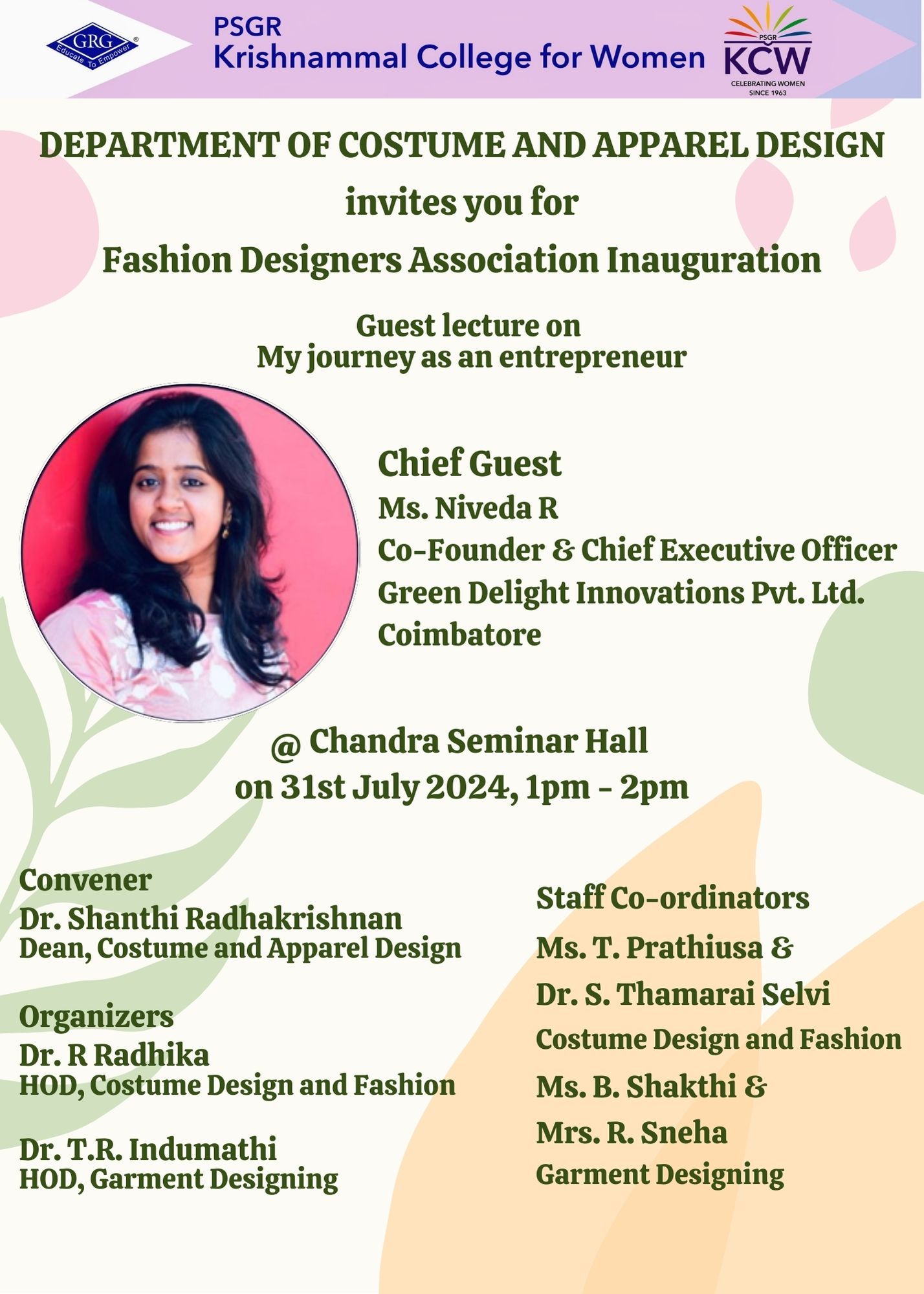 Inaugural Association - PSGRKCW