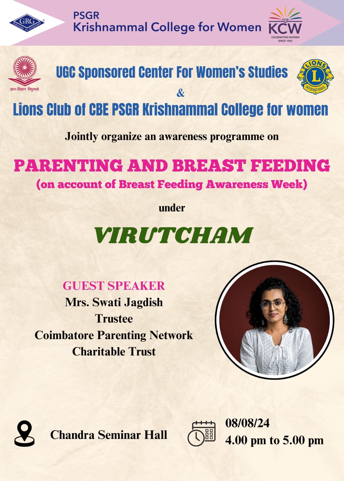 Parenting and Breast Feeding - PSGRKCW