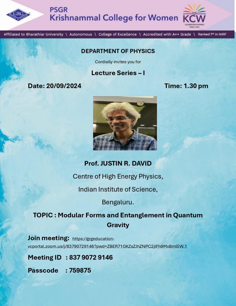 Guest Lecture - PSGRKCW