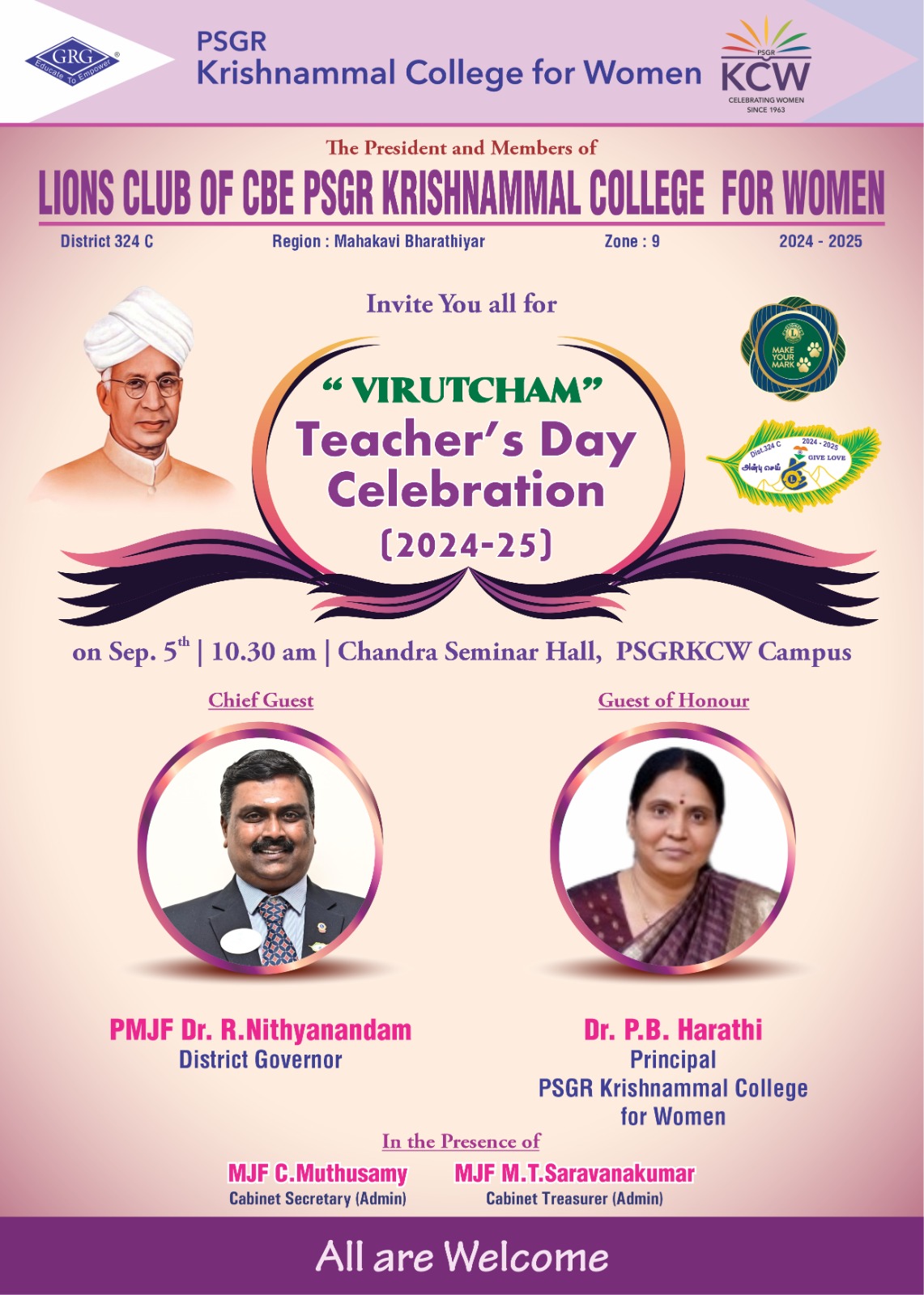 Teachers day Celebration - PSGRKCW