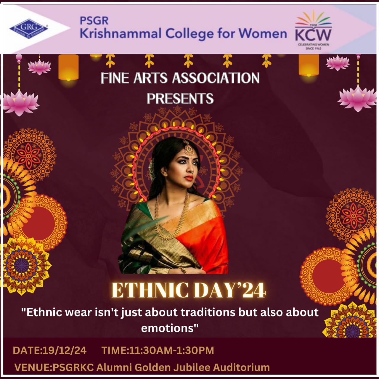 Ethnic Day Celebration - PSGRKCW