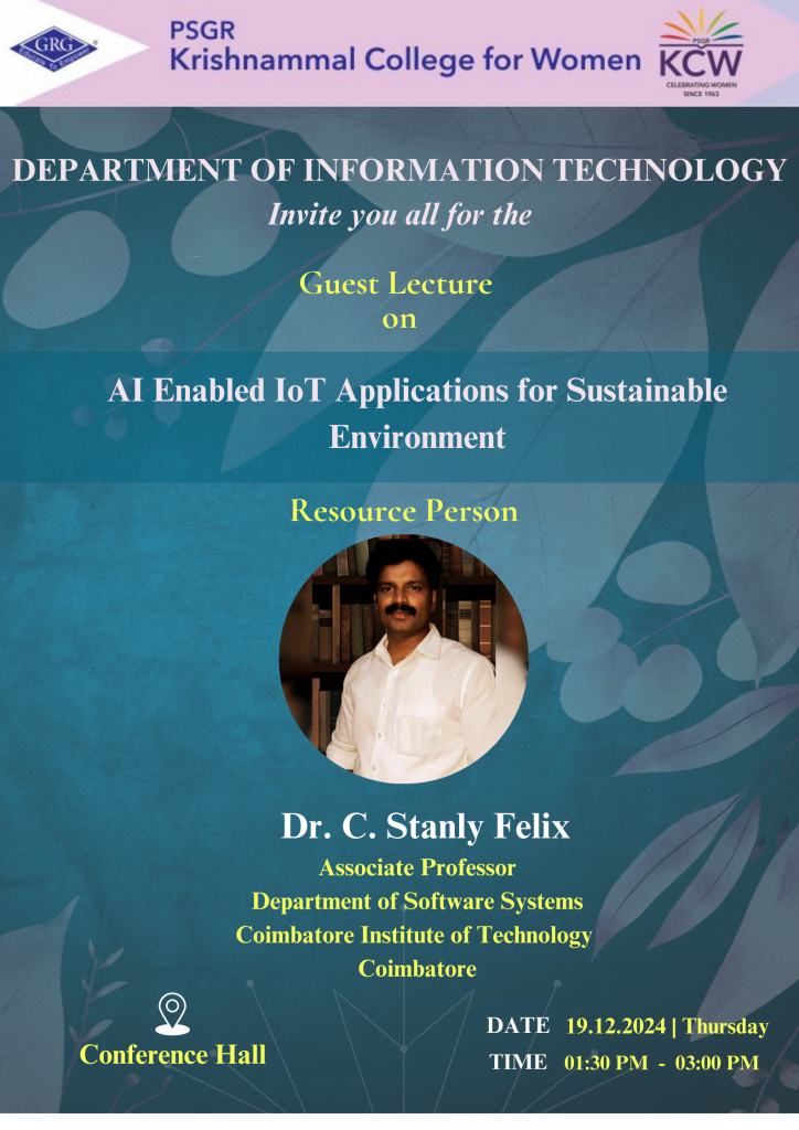 Guest Lecture – IT - PSGRKCW